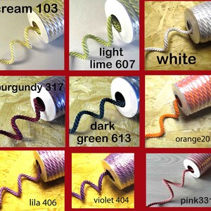7mm Thick Piping Cord Rope Piping 13 Colors Rope Trimmings Upholstery ...
