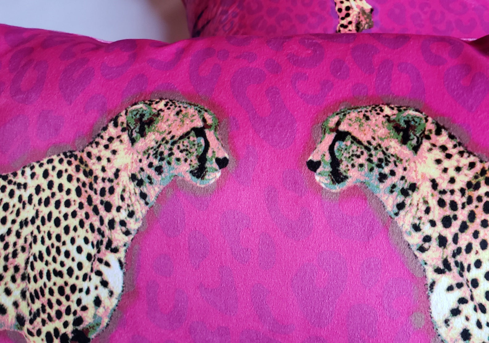 Soft Velvet Cheetah Design Decorative Cushion Cover or Cushion Patio ...