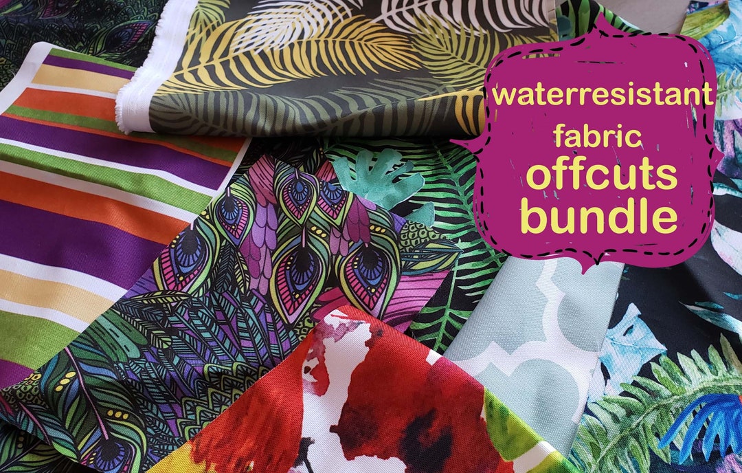 Water-resistant Outdoor Fabric Offcut Bundle Optional Sizes Outdoor ...