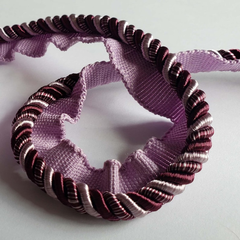 7mm Multicolor Flanged Piping Cord Color Range Lip Cord Upholstery ...