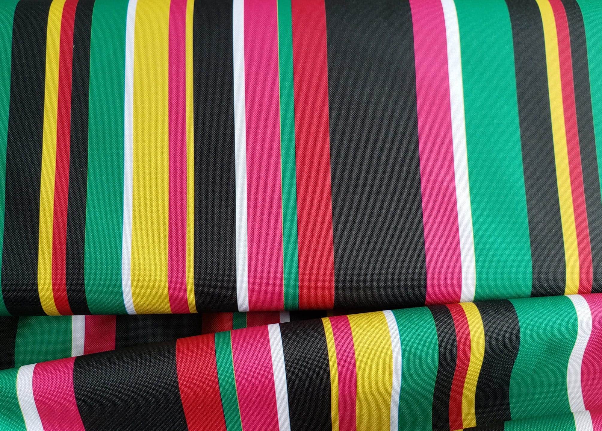 Tela impermeable Rayas de colores Tela resistente al agua | Etsy