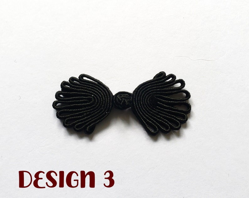 Frog Fastener Black Button Knots Frog Buttons Chinese Frog Closures ...