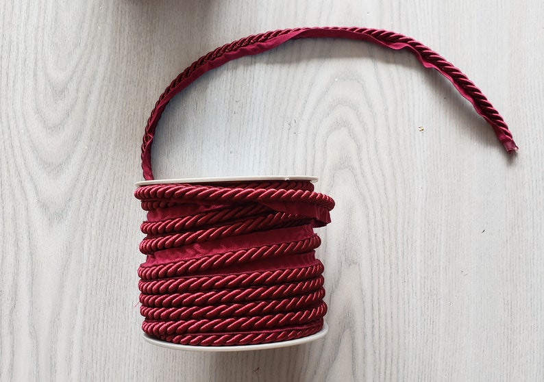 Flanged Piping Cord 6mm Decorative Piping Rope Flanged Rope | Etsy