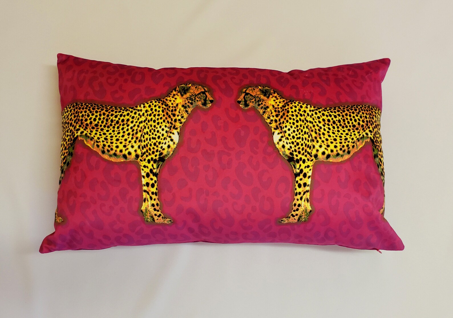 Soft Velvet Cheetah Design Decorative Cushion Cover or Cushion Patio ...