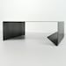 Rectangle Raw Steel Coffee Table: Minimal Industrial Living Room ...