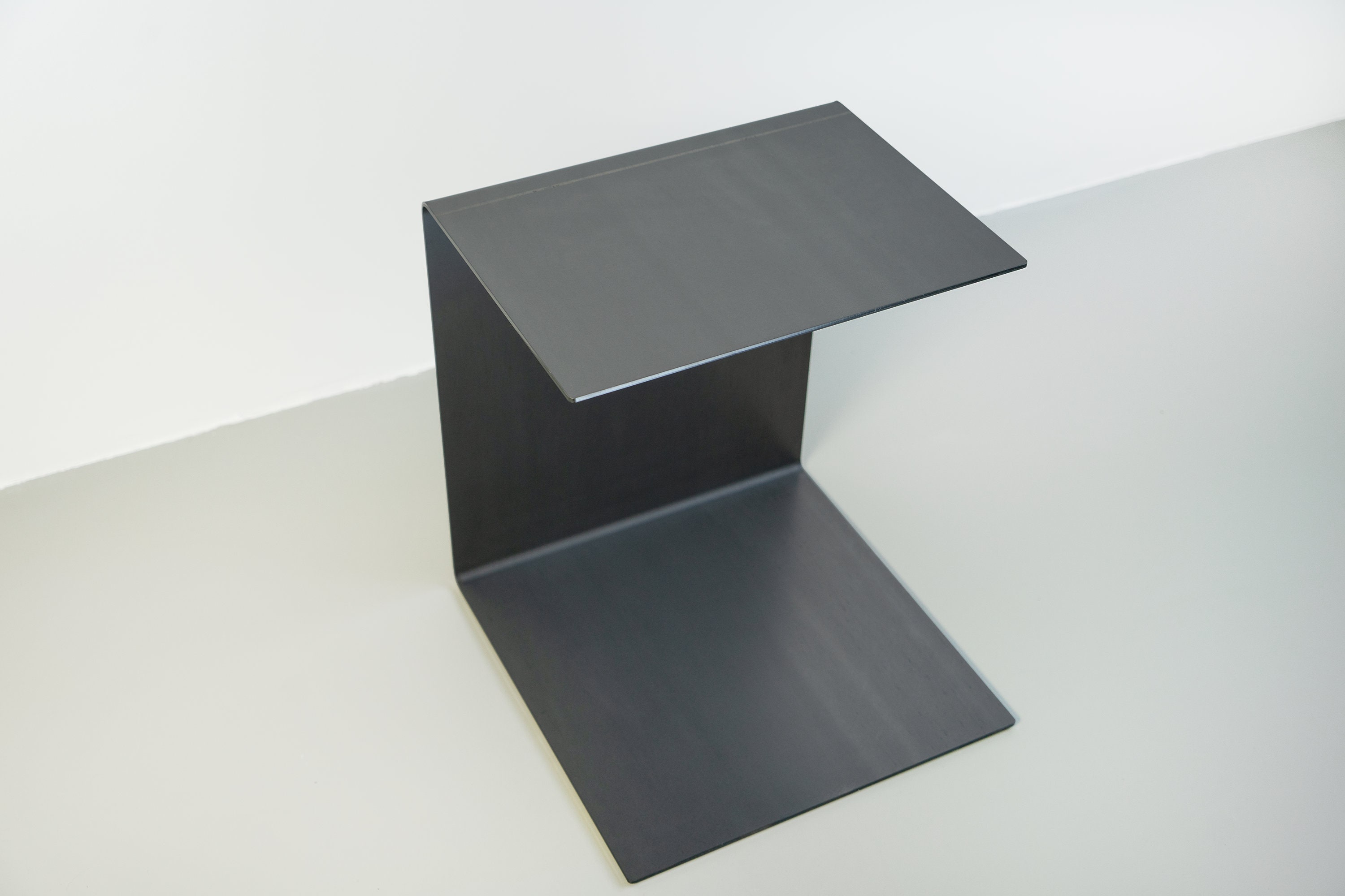 Natural Metal C Side Table. Slide Under Sofa Table. Minimal - Etsy UK