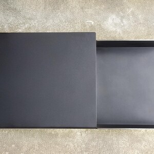 Floating Metal Turntable Shelf for Record Players – Customizable Steel ...