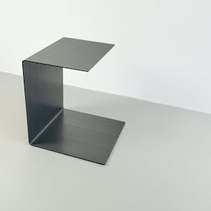 Industrial Metal C Side Table: Minimalist Sofa Table - Etsy