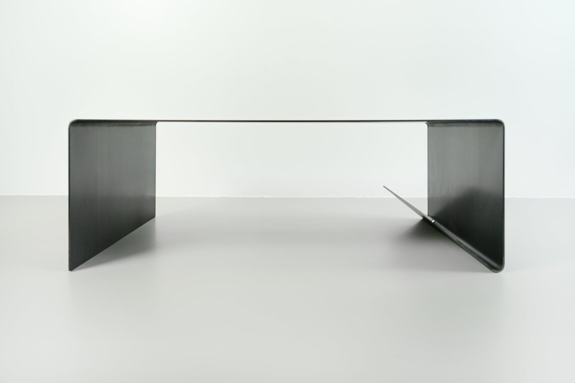 Rectangle Metal Coffee Table With Storage. Heavy-duty Raw - Etsy