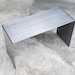 Brushed Stainless Steel Coffee Table: Minimalist Industrial Design - Etsy