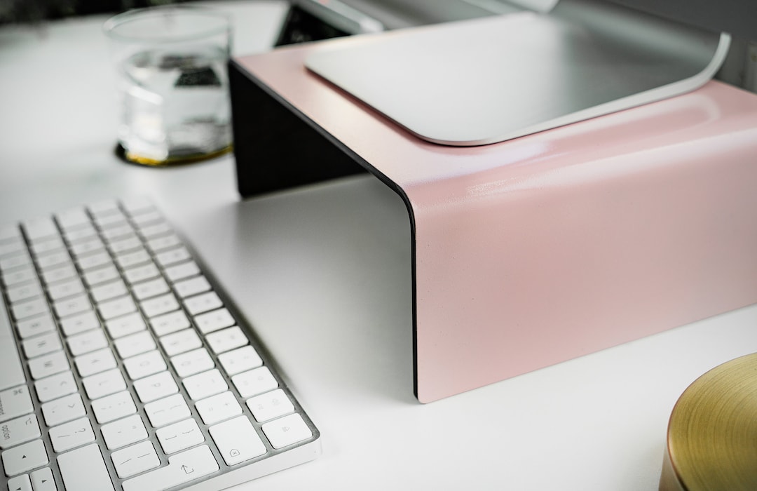 Small Steel Monitor Stand: Ergonomic Desk Riser, Industrial Design - Etsy