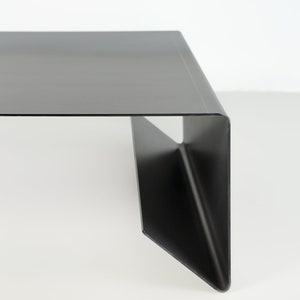 Rectangle Metal Coffee Table With Storage. Heavy-duty Raw Steel ...