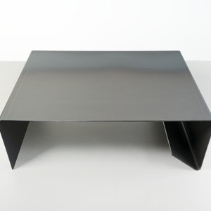 Rectangle Metal Coffee Table With Storage. Heavy-duty Raw Steel ...