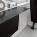 Black Metal Loft Bar Table. Modern Breakfast and Dining High Table ...