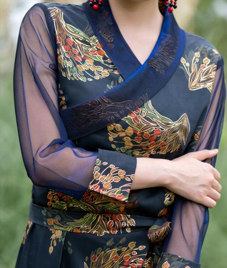 Tibetan Dress Lhasa Clothing Women Tibetan Clothing Tibetan - Etsy