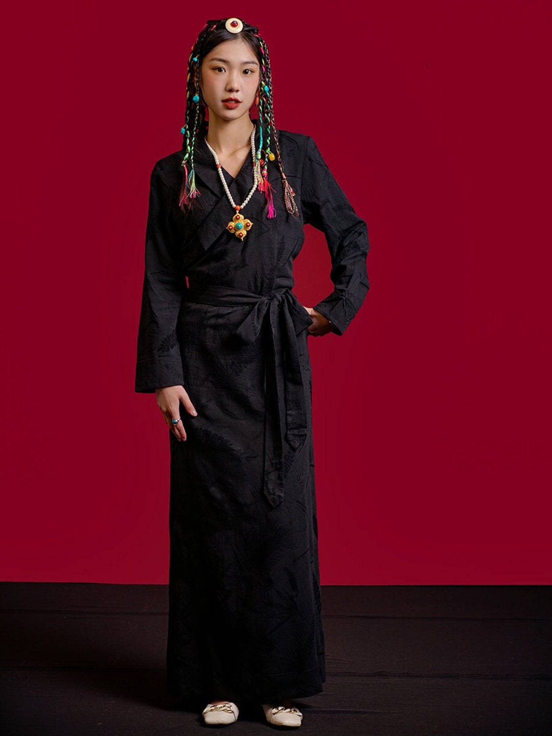 Tibetan Dress Lhasa Clothing Women Tibetan Clothing Tibetan Dress Woman ...