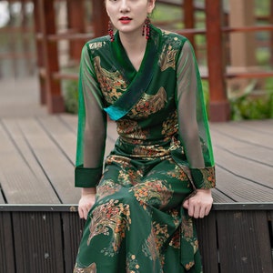 Tibetan Dress Lhasa Clothing Women Tibetan Clothing Tibetan - Etsy