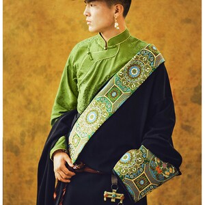 Tibetan Lhasa Clothing Men Leopard Tibetan Clothing Tibetan - Etsy