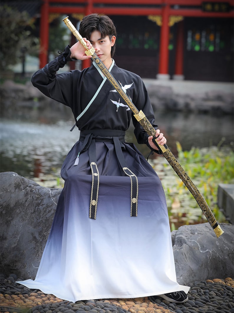 Male hanfu hanfu man Hanfu sets men's Hanfu Chinese | Etsy