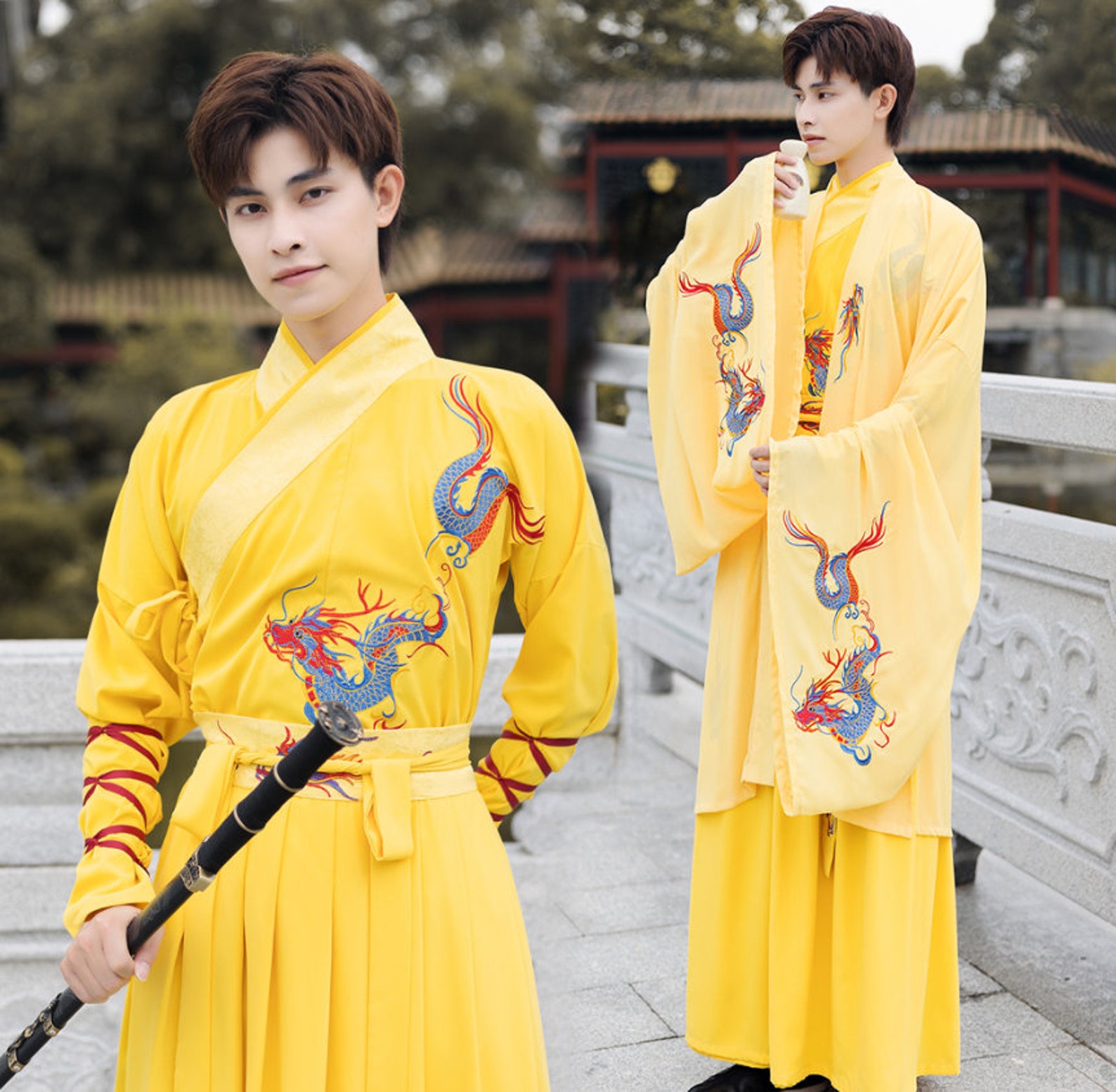 Tang Dynasty Hanfu Man Hanfu Set Men's Hanfu Chinese - Etsy