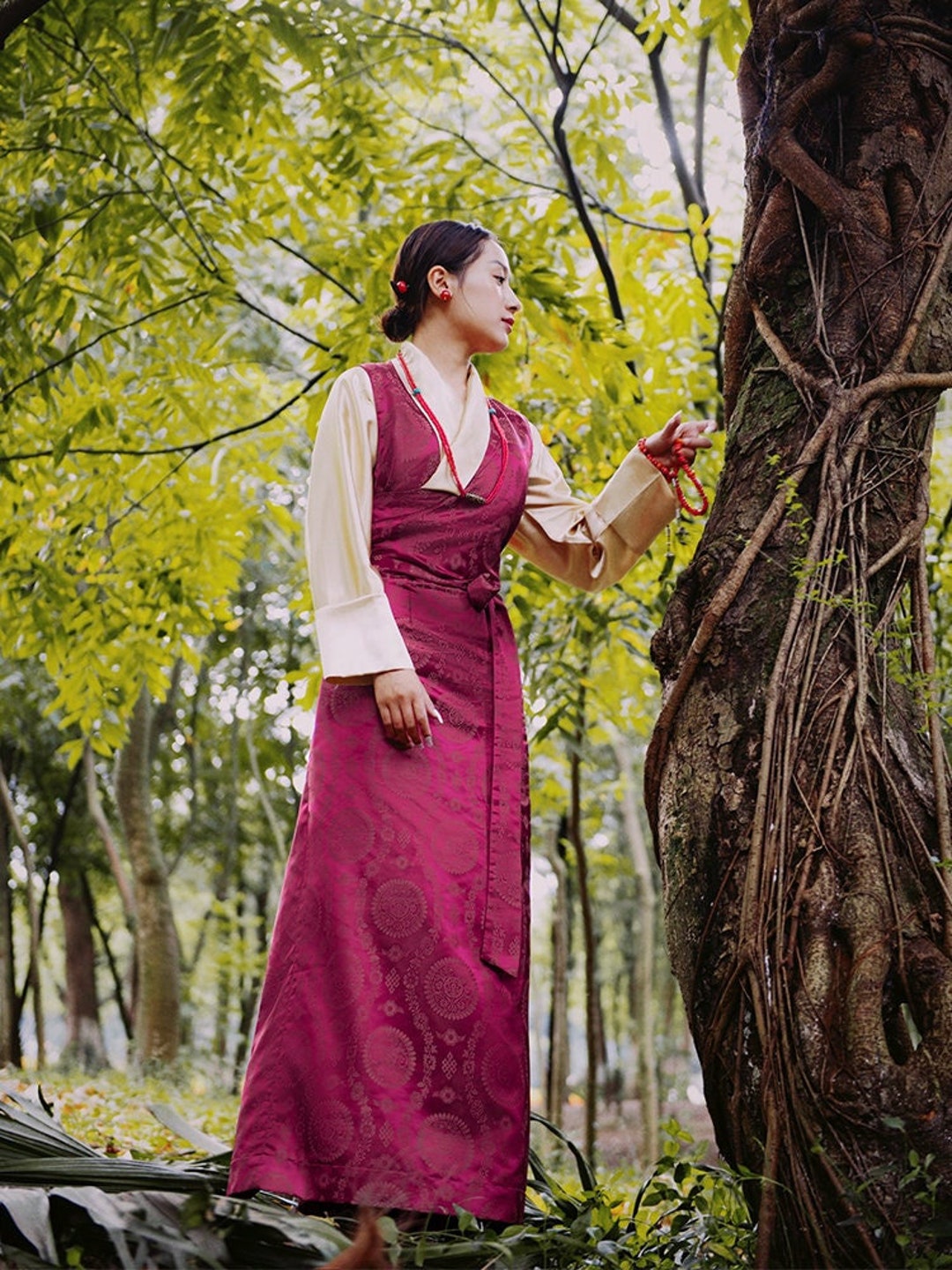 Tibetan Dress Lhasa Clothing Women Tibetan Clothing Tibetan Dress Woman ...