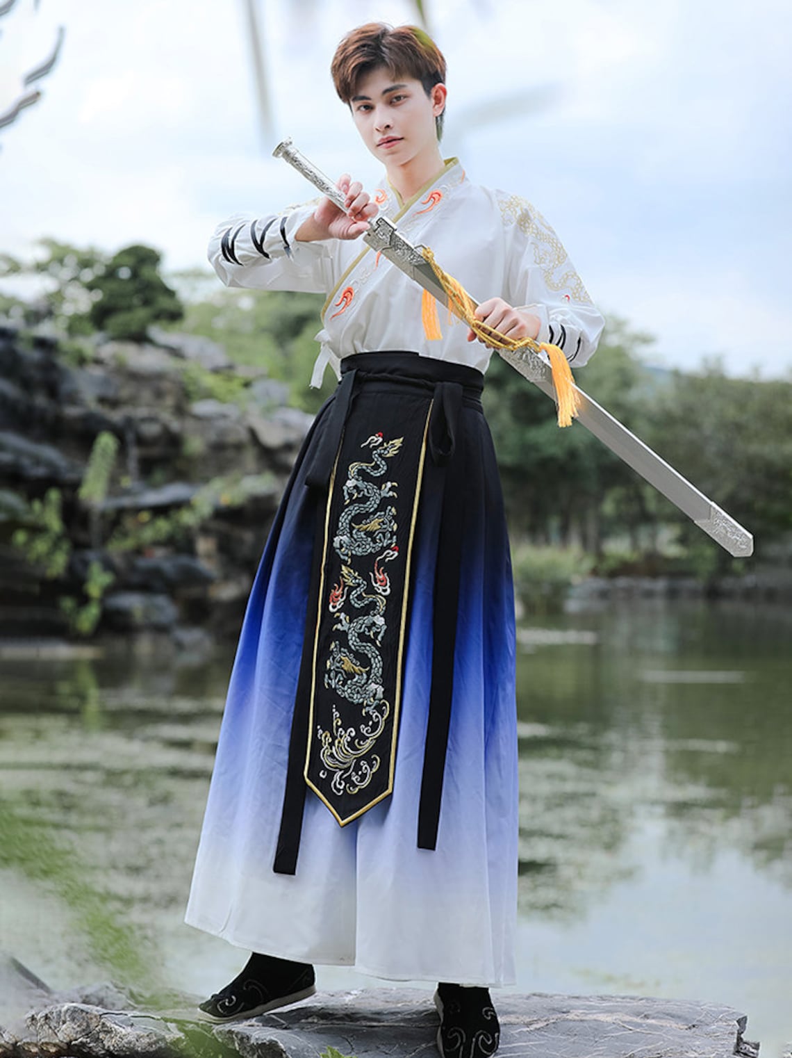 Tang Dynasty Hanfu Man Hanfu Set Men's Hanfu Chinese - Etsy Canada