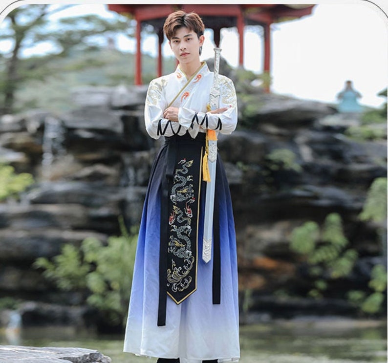 Tang Dynasty Hanfu Man Hanfu Set Men's Hanfu Chinese - Etsy Canada