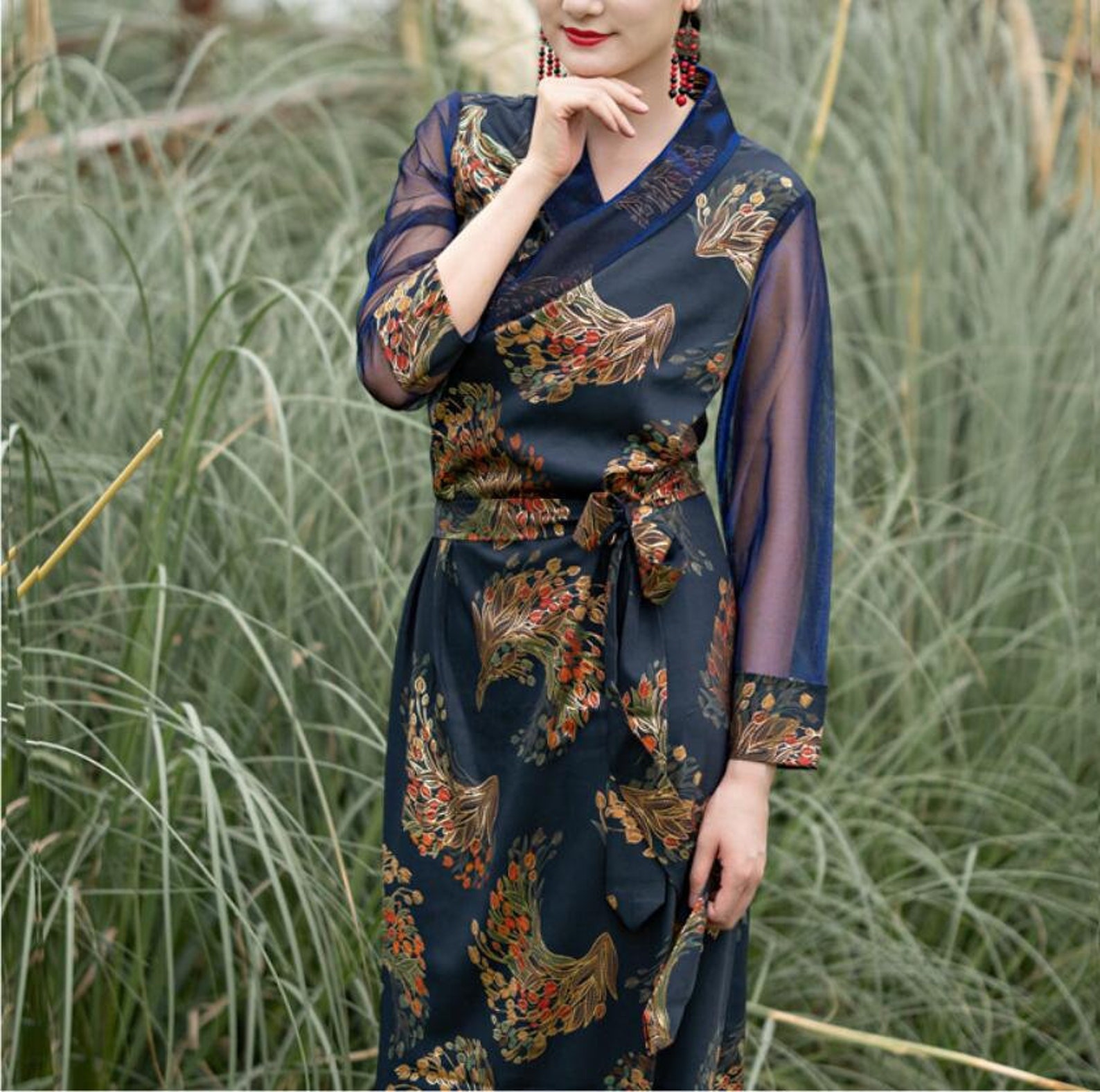 Tibetan Dress Lhasa Clothing Women Tibetan Clothing Tibetan - Etsy