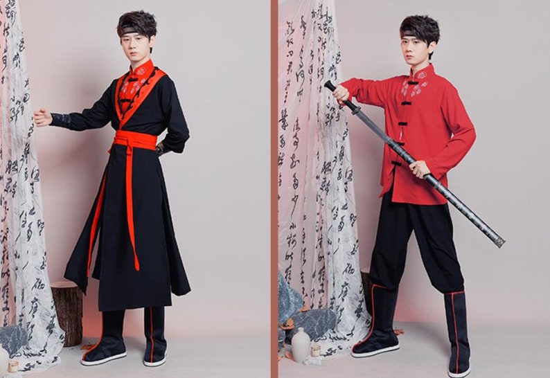 Cosplay Hanfu Man Hanfu Robe Men's Hanfu Chinese Hanfu - Etsy