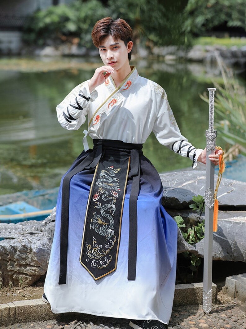Tang Dynasty Hanfu Man Hanfu Set Men's Hanfu Chinese - Etsy Canada