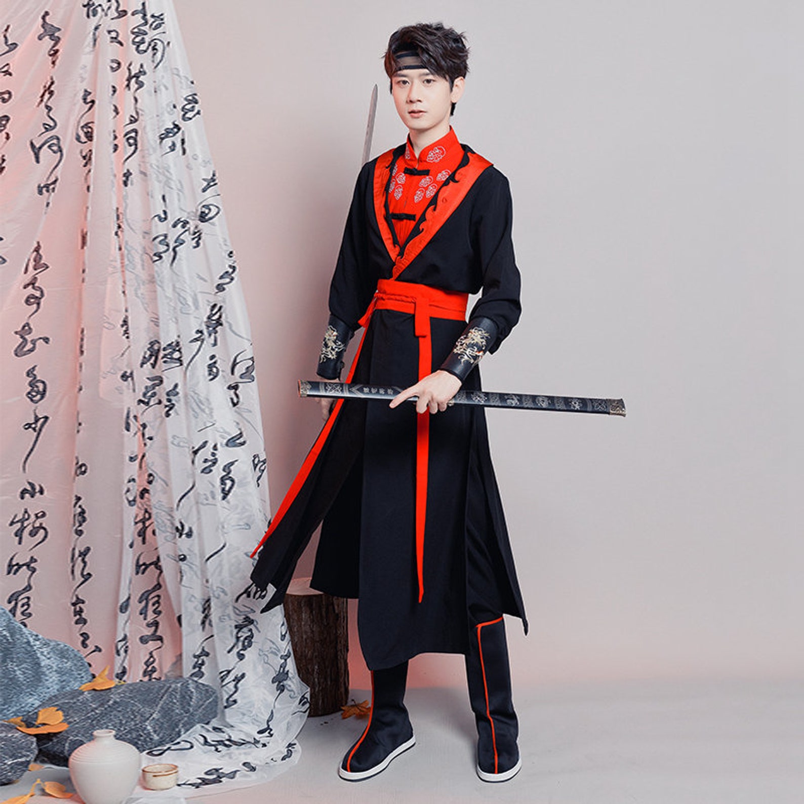 Cosplay Hanfu Man Hanfu Robe Men's Hanfu Chinese Hanfu - Etsy