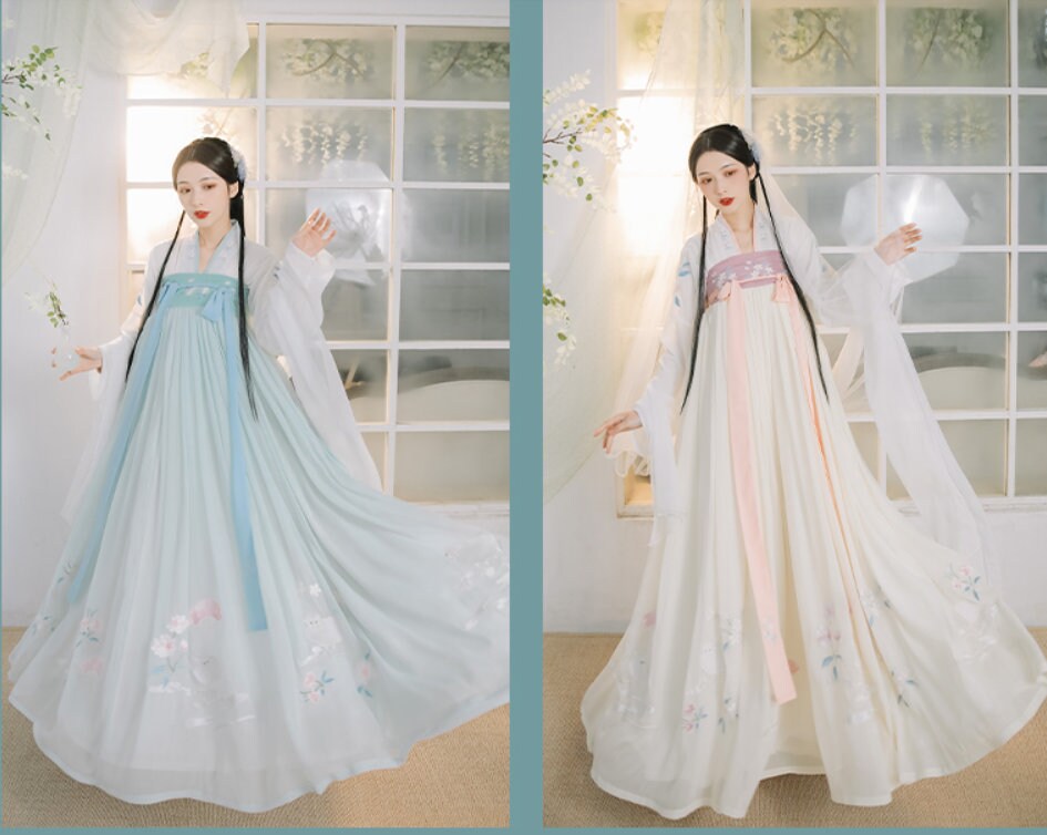 Hanfu Embroidery Dress woman Hanfu Sets Hanfu Costumes - Etsy UK