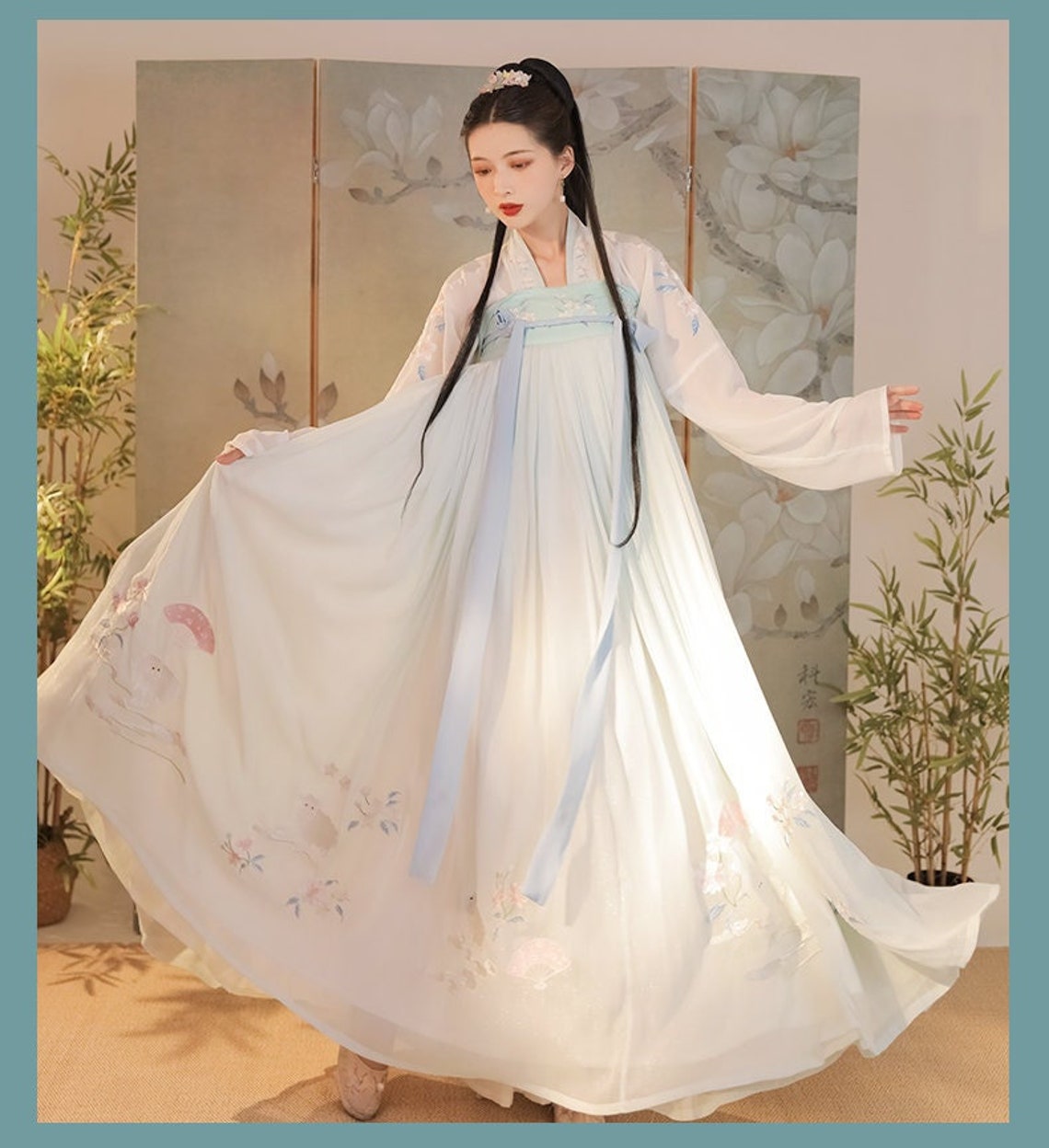 Hanfu Embroidery Dress woman Hanfu Sets Hanfu Costumes - Etsy UK