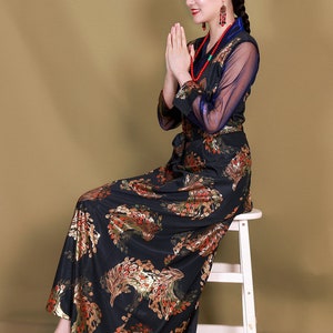 Tibetan Dress Lhasa Clothing Women Tibetan Clothing Tibetan - Etsy