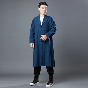 3 Colors Man's Long Jacket Coats Men's Cheongsam Suit - Etsy