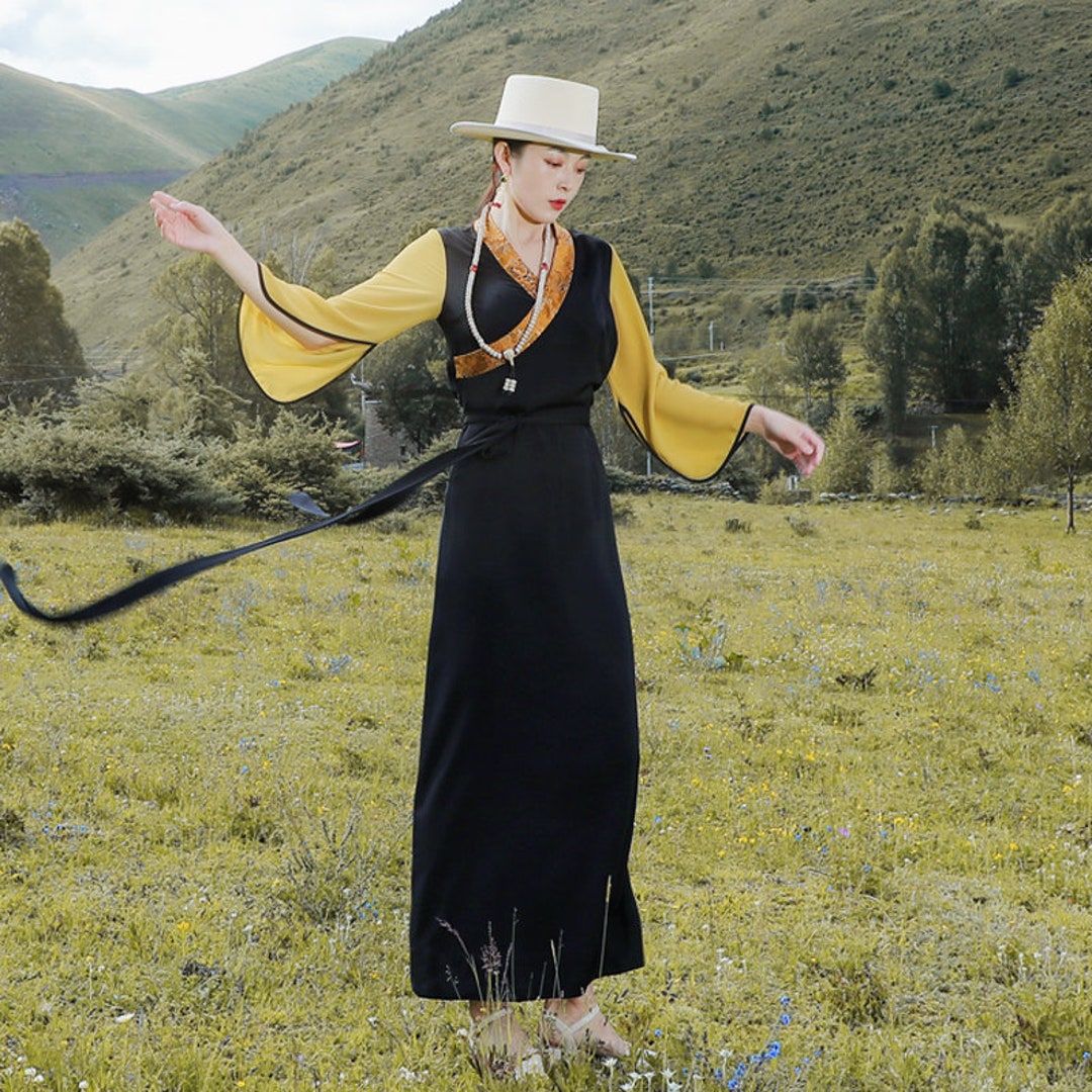 3 Colors Tibetan Dress Lhasa Clothing Women Tibetan Clothing - Etsy