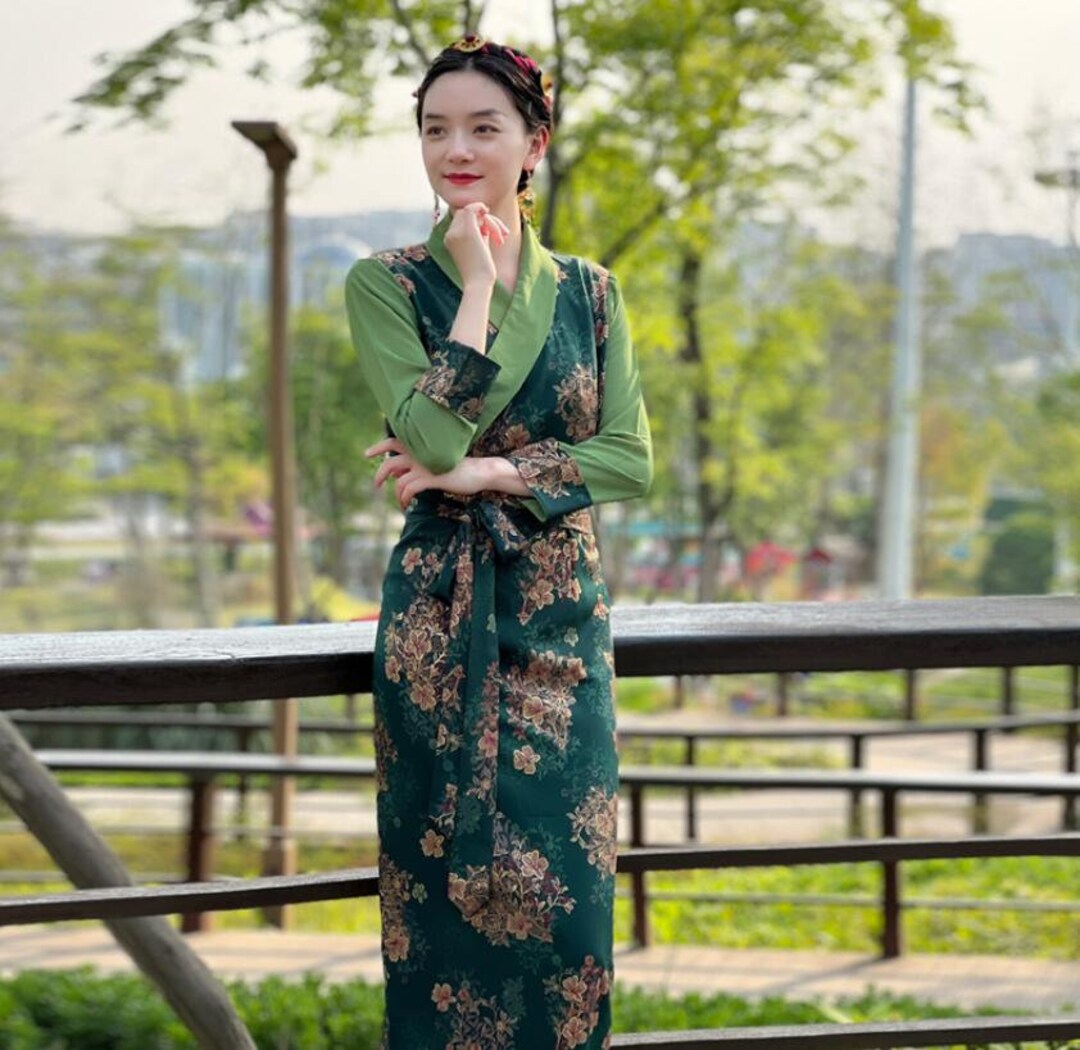 Tibetan Dress Lhasa Clothing Women Tibetan Clothing National - Etsy