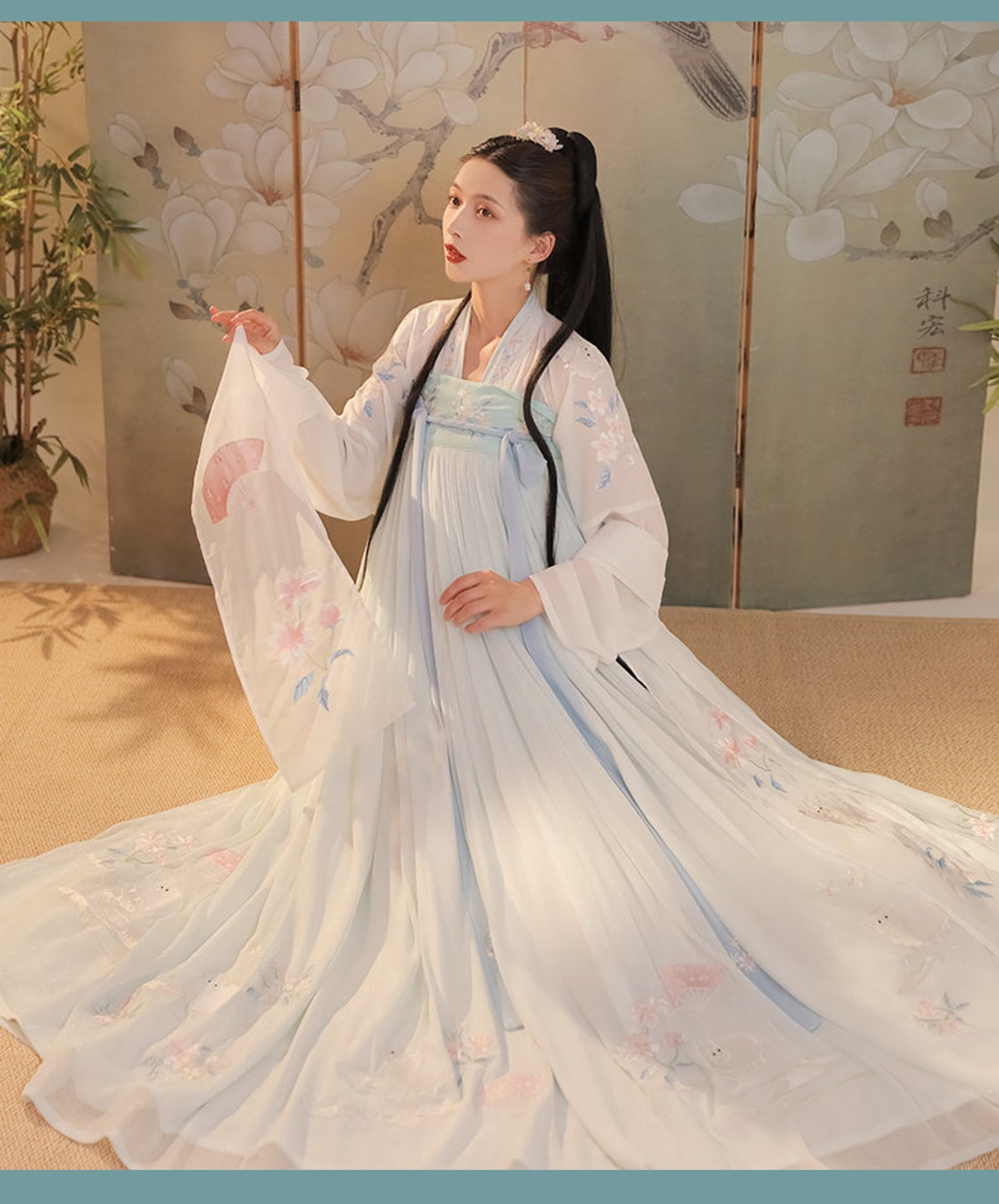 Hanfu Embroidery Dress woman Hanfu Sets Hanfu Costumes - Etsy UK