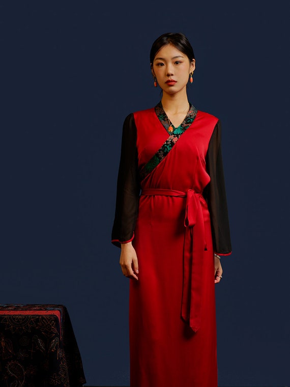 Tibetan Dress Lhasa Clothing Women Tibetan Clothing Tibetan - Etsy UK
