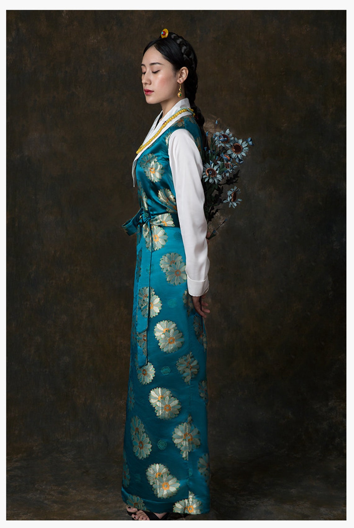 Tibetan Dress Lhasa Clothing Women Tibetan Clothing Tibetan - Etsy