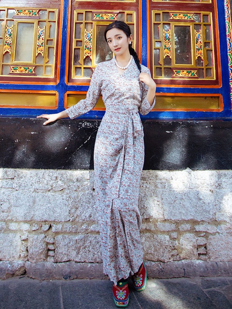 Tibetan Dress Lhasa Clothing Women Tibetan Clothing Tibetan - Etsy