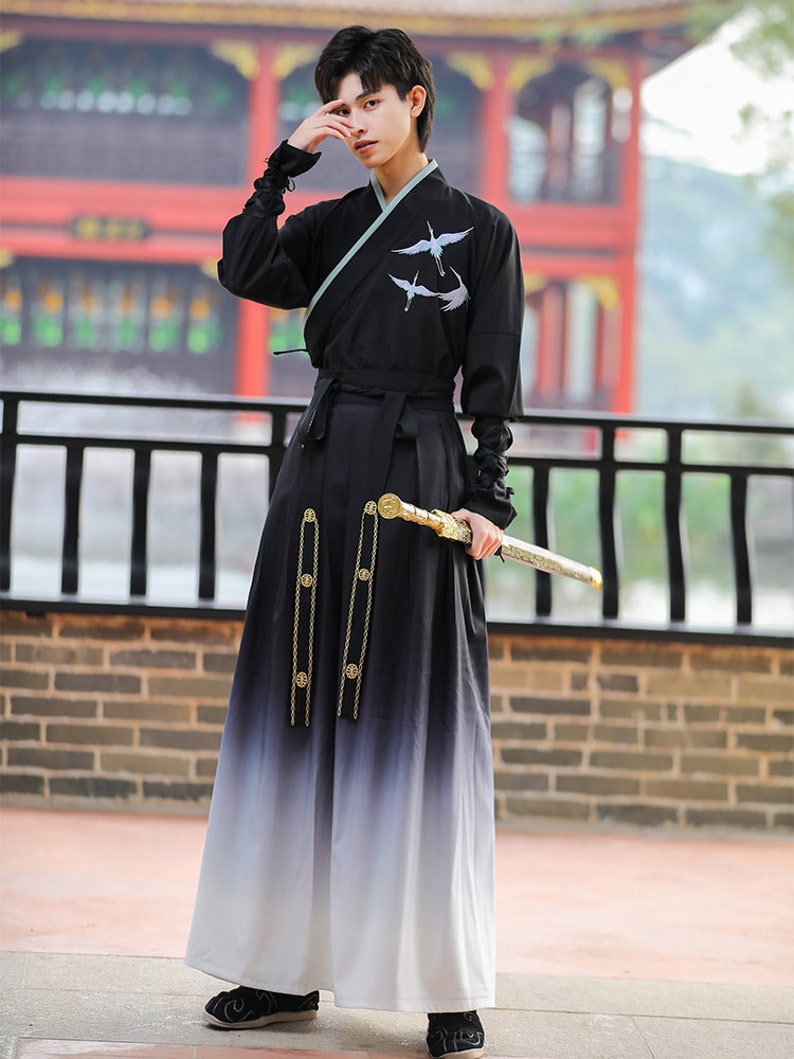 Male hanfu hanfu man Hanfu sets men's Hanfu Chinese | Etsy