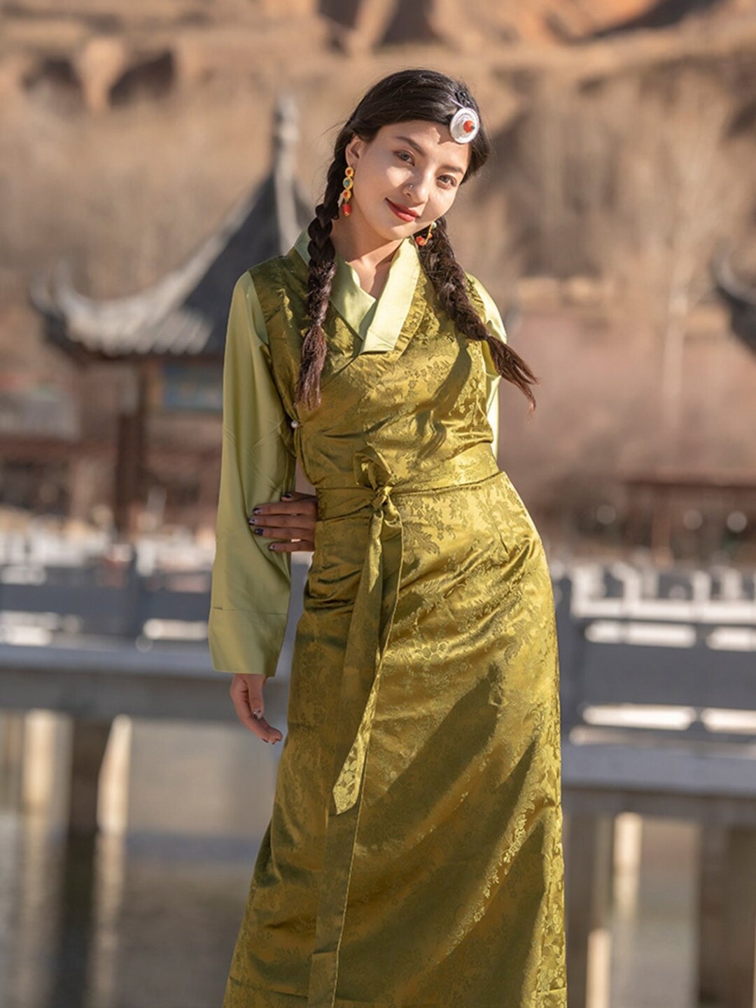 Tibetan Dress Lhasa Clothing Women Tibetan Clothing Tibetan - Etsy UK