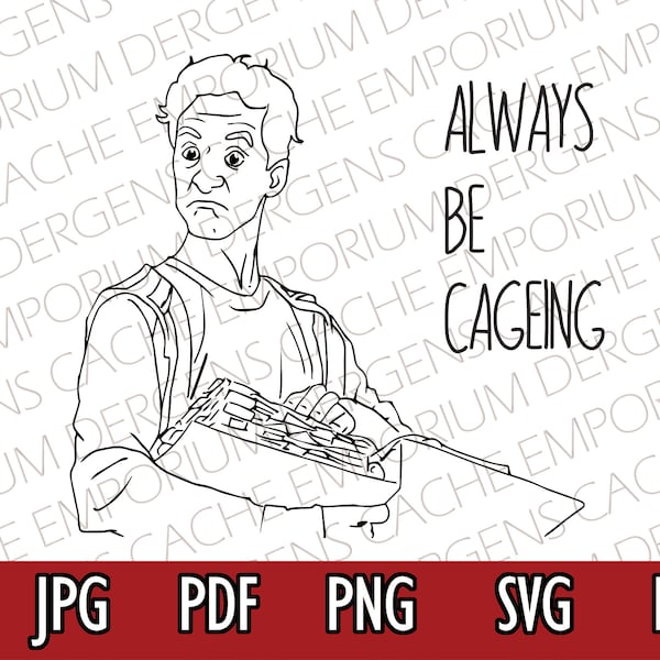 Nicolas Cage Card - Etsy