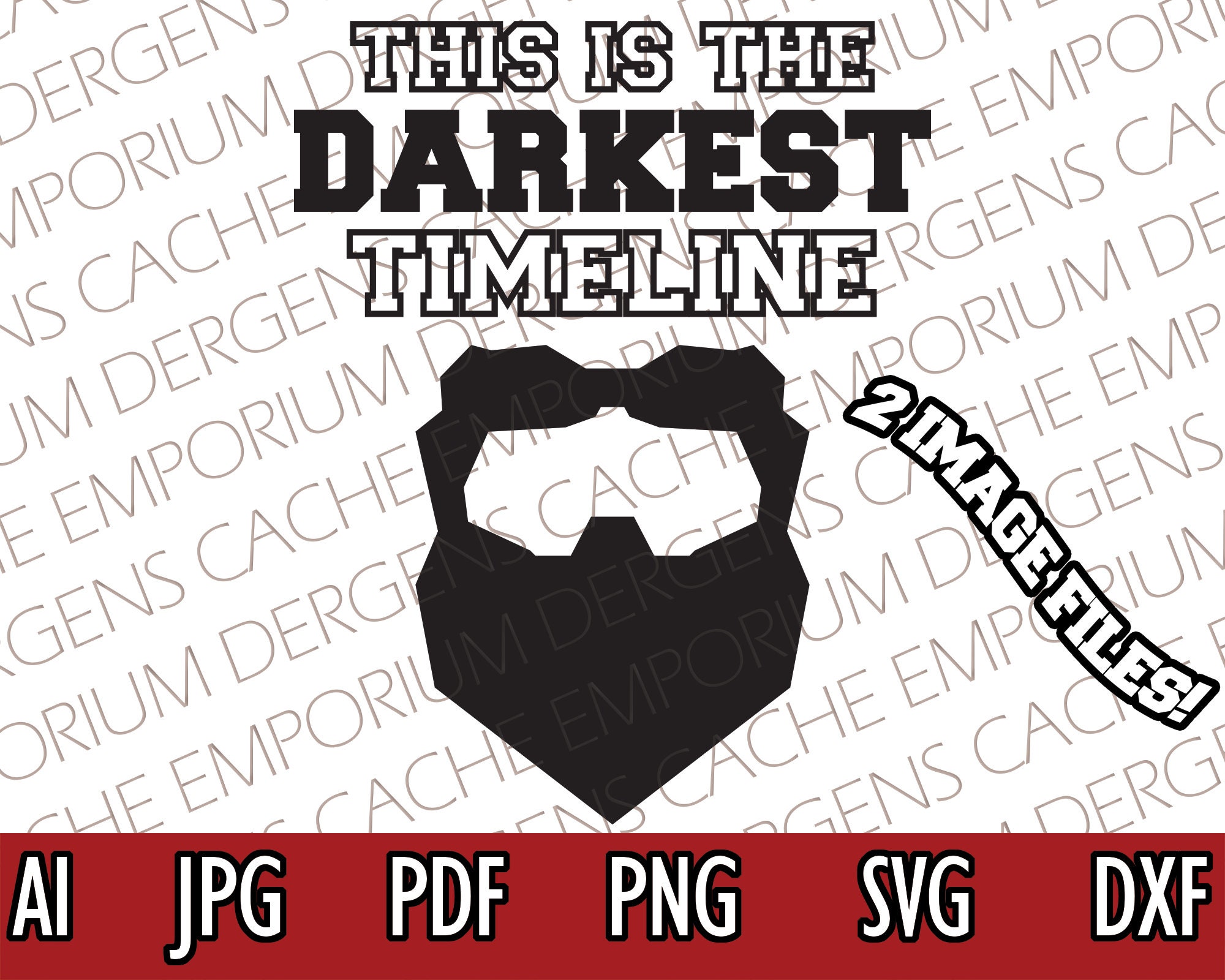 This is the Darkest Timeline / Goatee Community T-shirt/mug/design SVG ...
