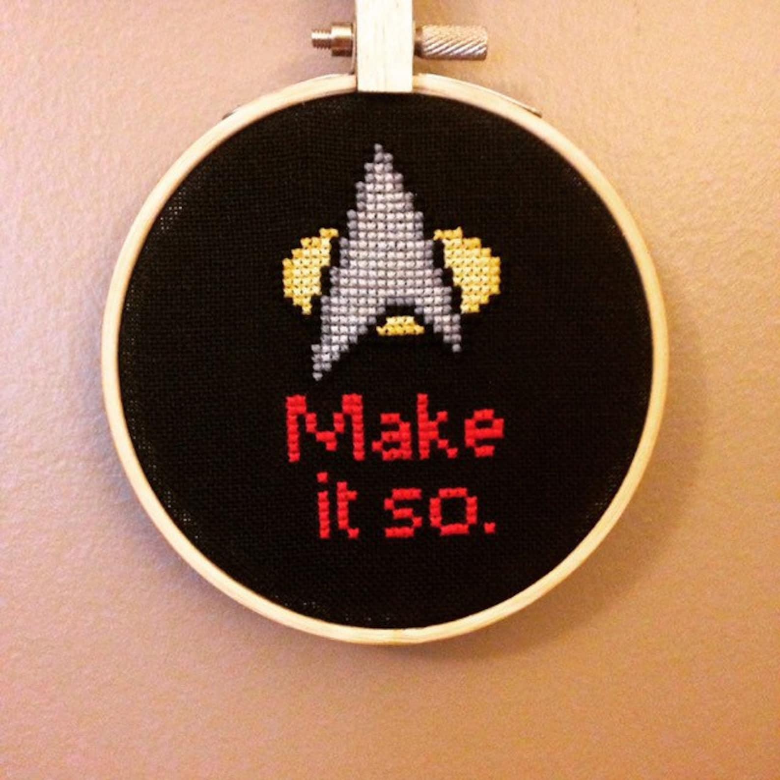 Star Trek Patterns Complete Set of 6 Cross Stitch - Etsy