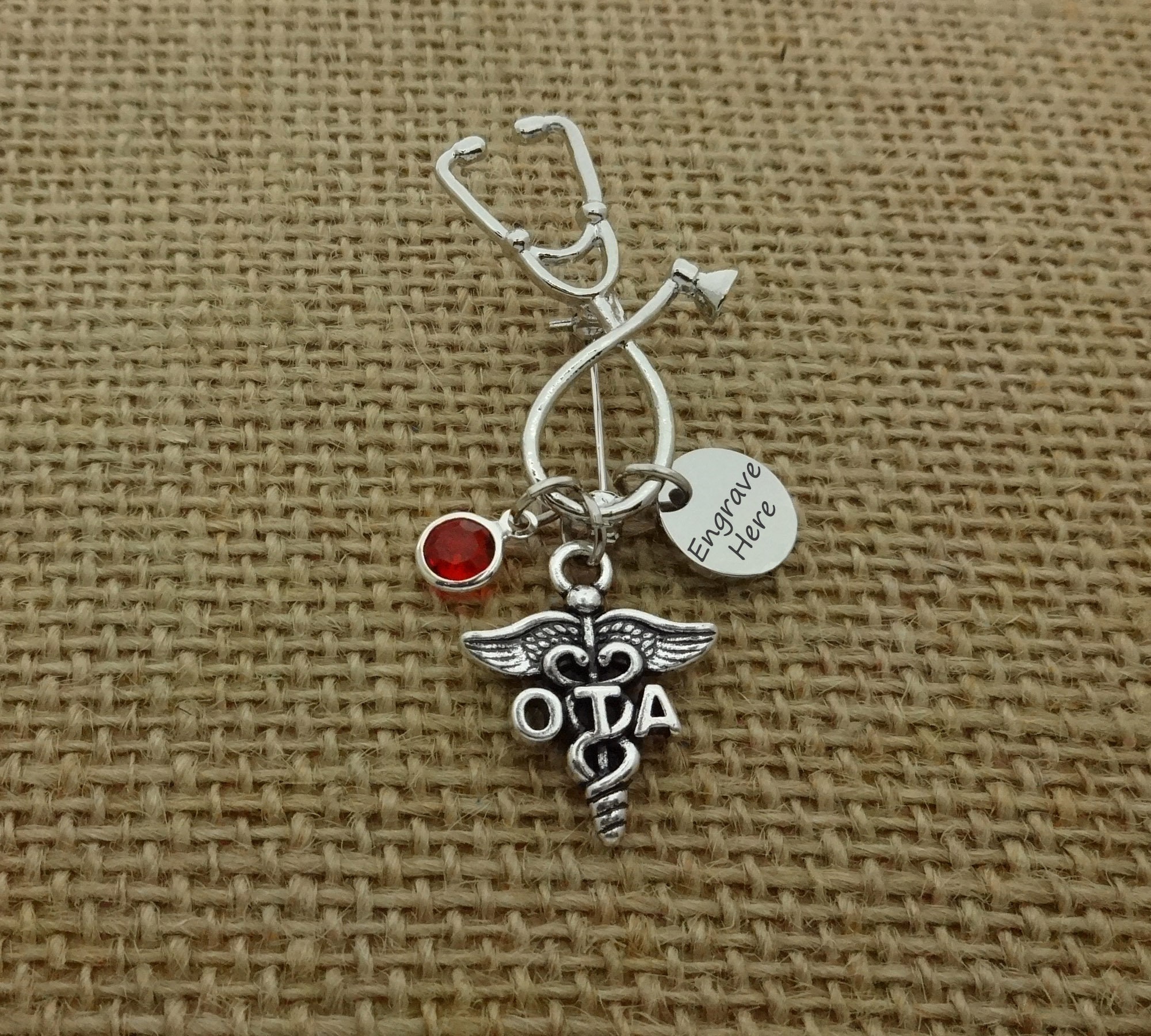 OTA Occupational Therapy Assistant Therapist Pin, Personalized OTA Pin ...