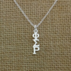 Phi Sigma Rho Greek Sorority Jewelry Sorority Lavalier Pendant Drop ...