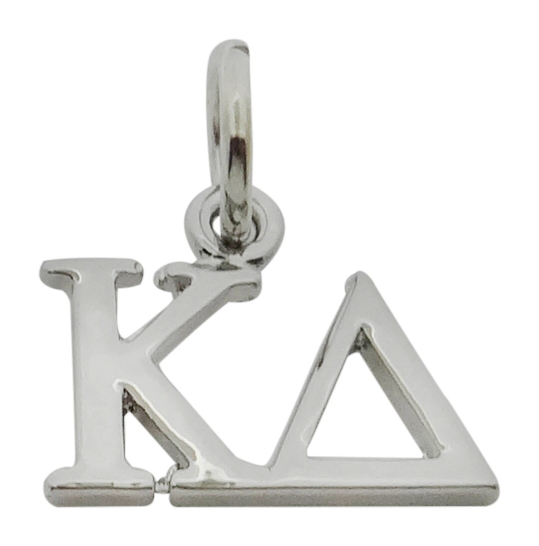 Kappa Delta Greek Sorority Lavalier Pendant Drop Charm Chain Necklace ...