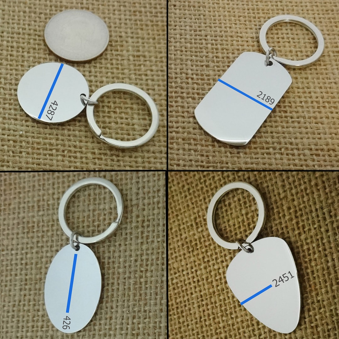 Police Key Chain, Thin Blue Line Key Chain, Police Lives Matter, Gift ...